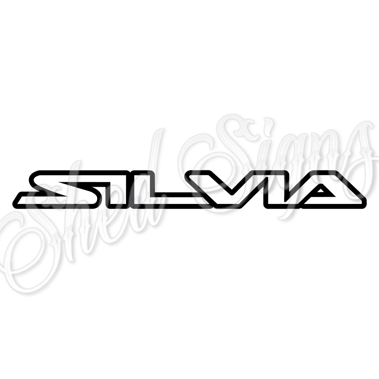 S13 Silvia - 3D Acrylic Laser Cut Sign. – Shed Signs Aus