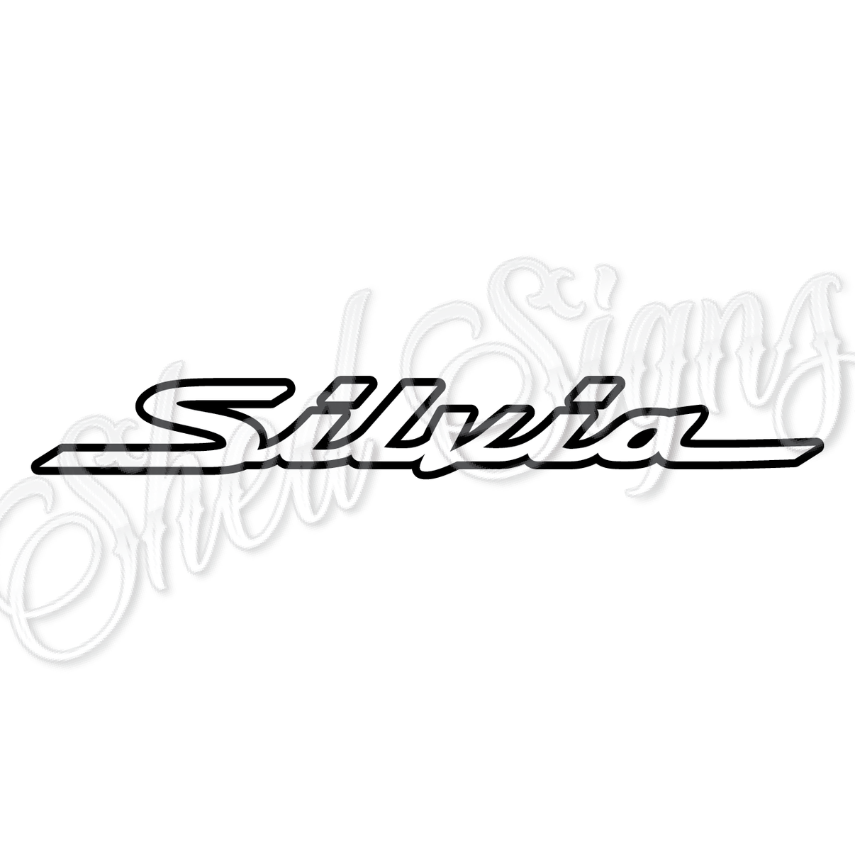 S15 Silvia - 3D Acrylic Laser Cut Sign. – Shed Signs Aus